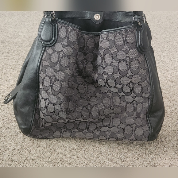 Coach | Bags | Coach Edie Shoulder Bag In Signature Jacquard | Poshmark